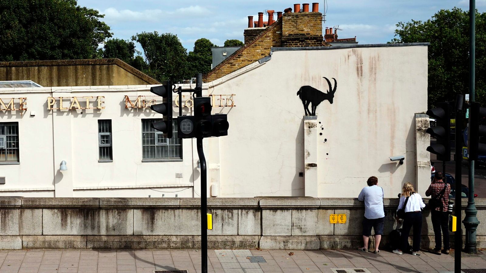 Banksy reveals new artwork featuring goat in west London | UK News ...