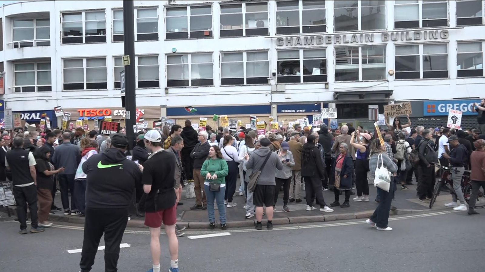 'Racists are not welcome in Birmingham': Crowd gathers for anti-racism ...