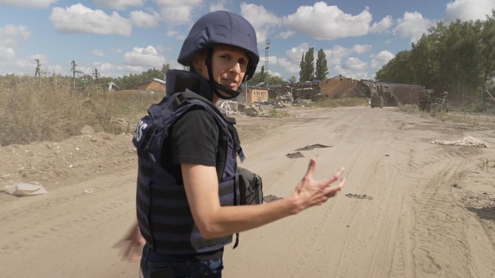 Ukraine: Sky News' security and defence editor Deborah Haynes is at the Sumy-Kursk border ...