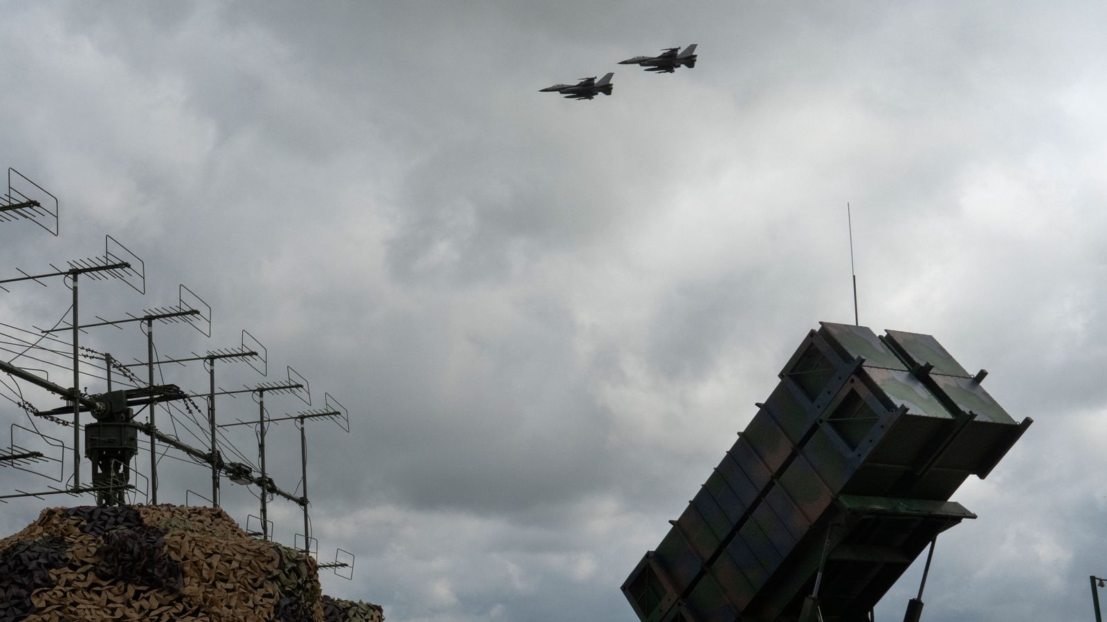 Ukraine begins deploying F-16 fighter jets | World News | Sky News