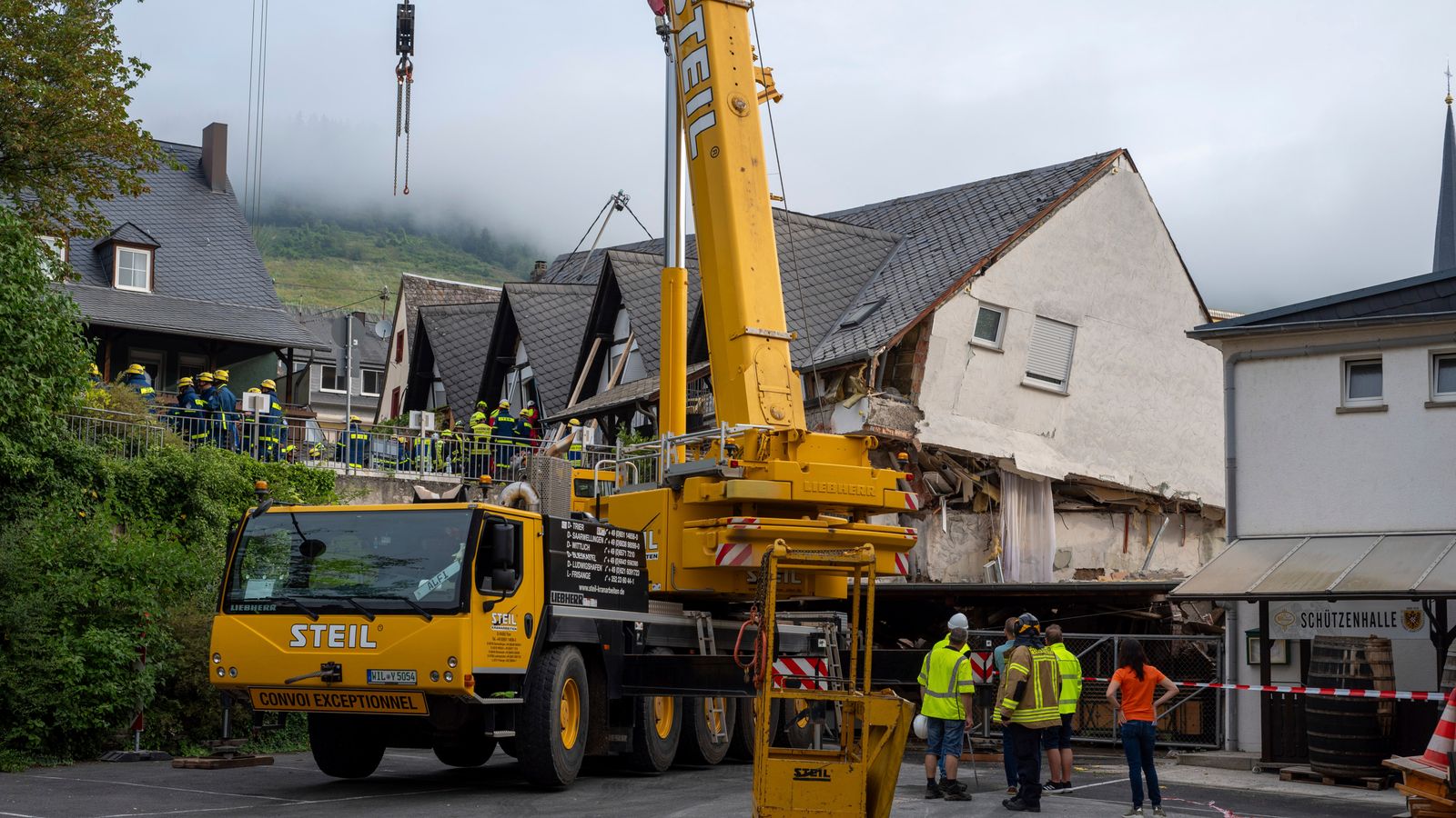 Two killed and several trapped after hotel collapses in Germany | World ...
