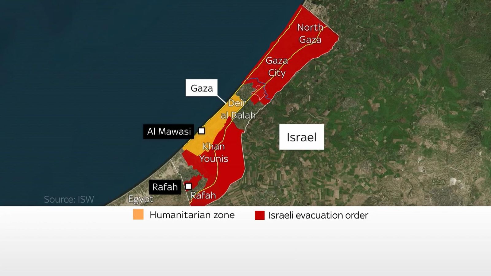 Inside the one place left for Gaza's population to go, civilians live ...