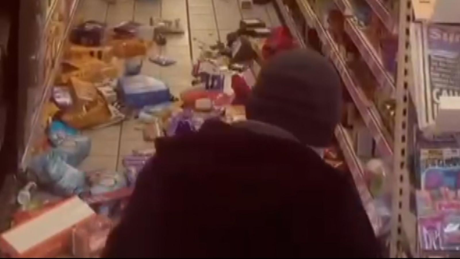 UK protests: Looters raid Sainsbury's Local store in Manchester | UK ...