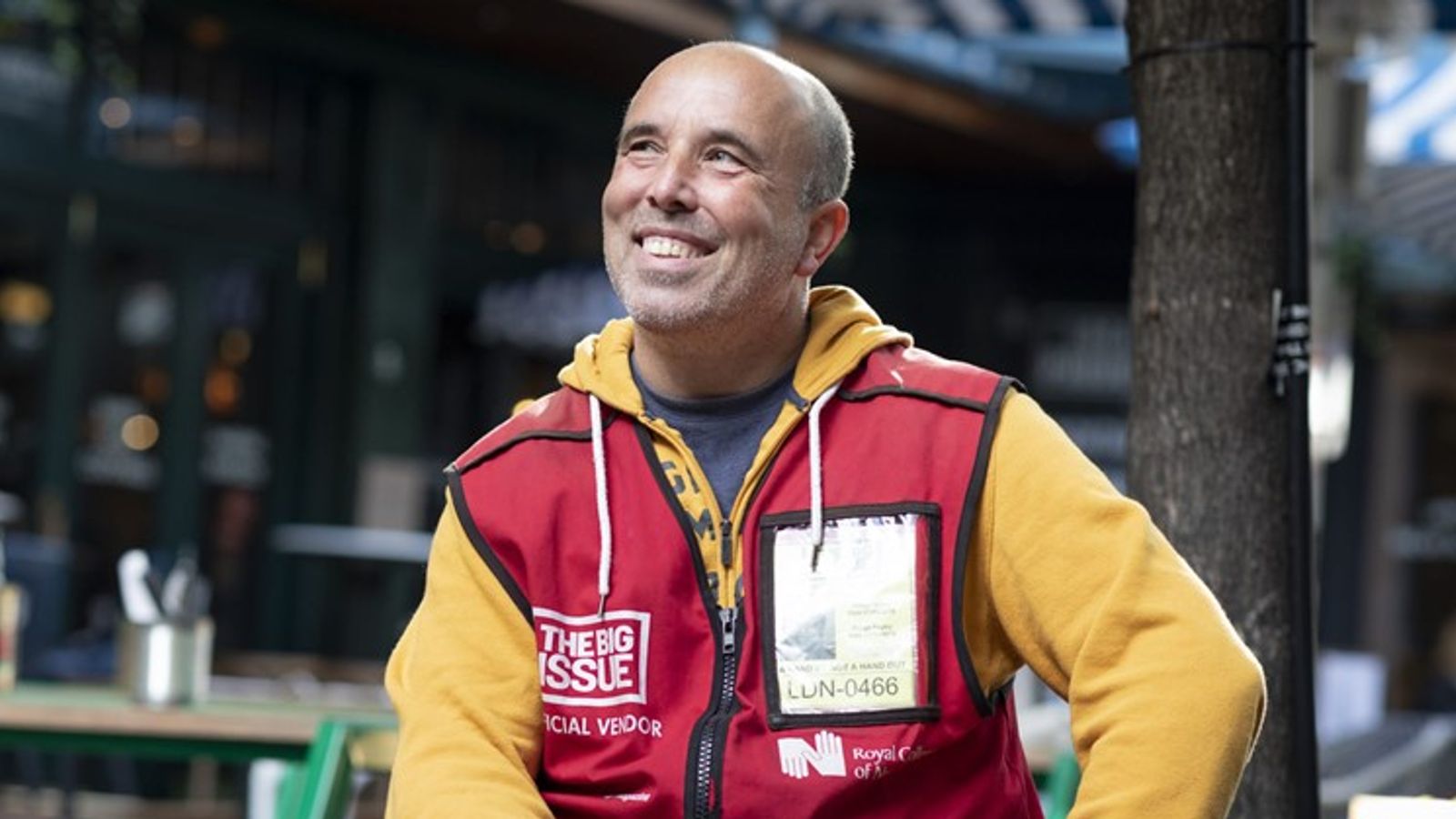 Money blog: Big Issue seller reveals all about wearing the red jacket ...