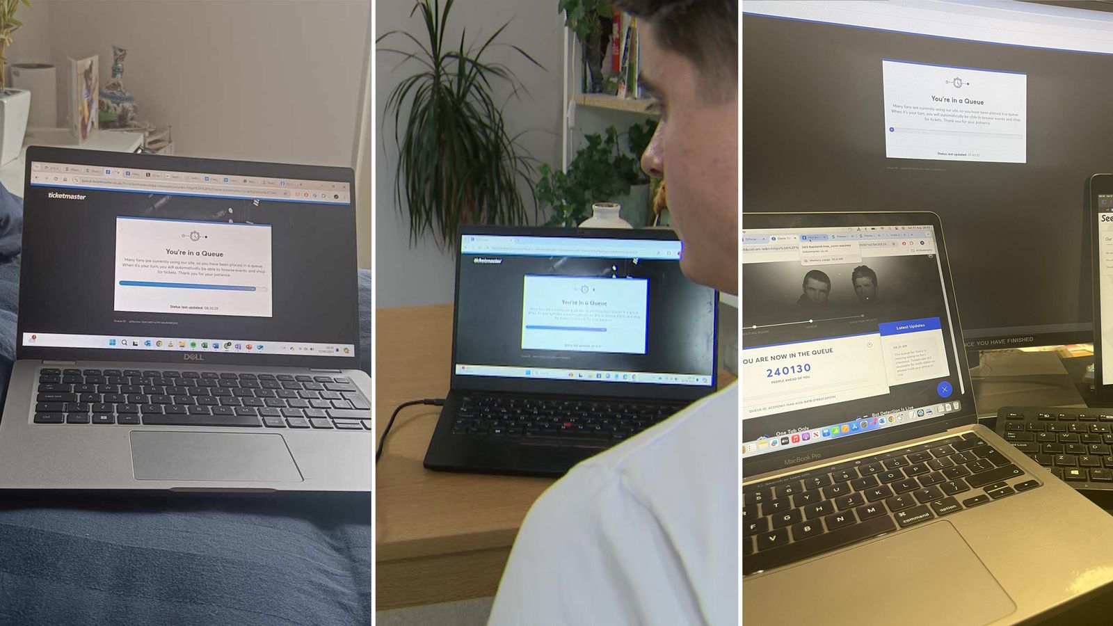 Oasis reunion live: Tickets officially sold out - as fans complain about surge in prices | UK ...