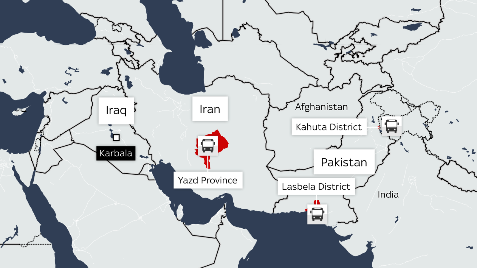 At least 35 people dead after two separate bus crashes in Pakistan ...