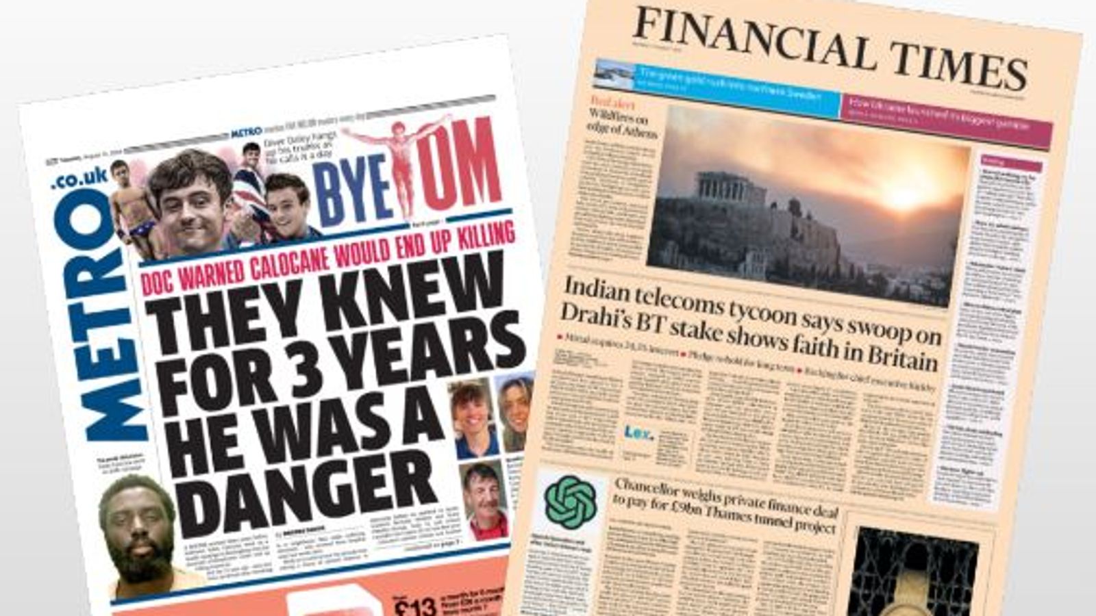 Tuesday's national newspaper front pages | UK News | Sky News