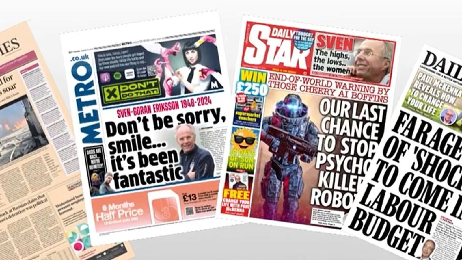 Tuesday's national newspaper front pages | UK News | Sky News