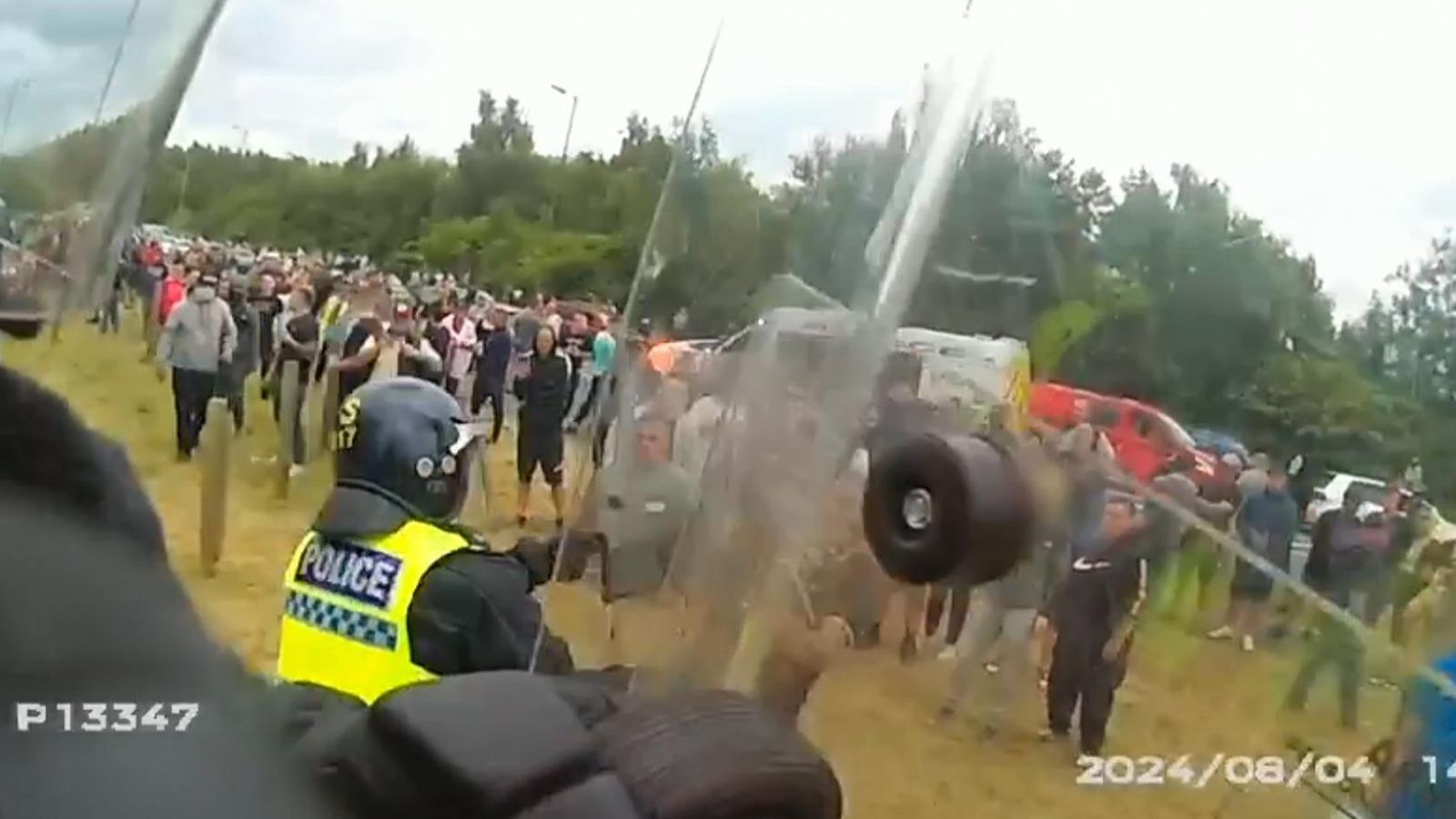 Riots: Connor Whitely and Glyn Guest jailed for attacks on police ...