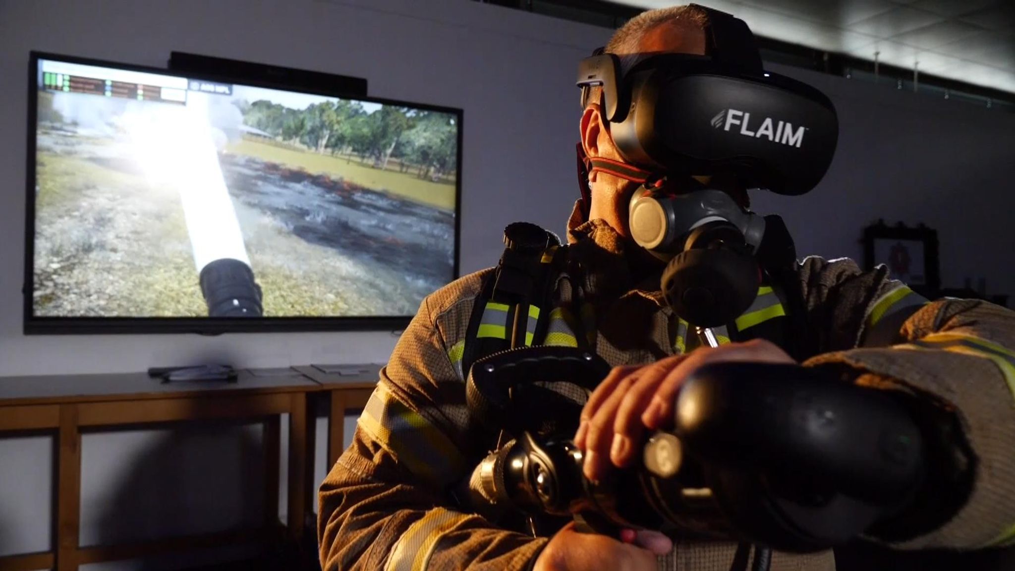 Haptic hoses and hot suits: How VR is helping firefighters prepare for ...