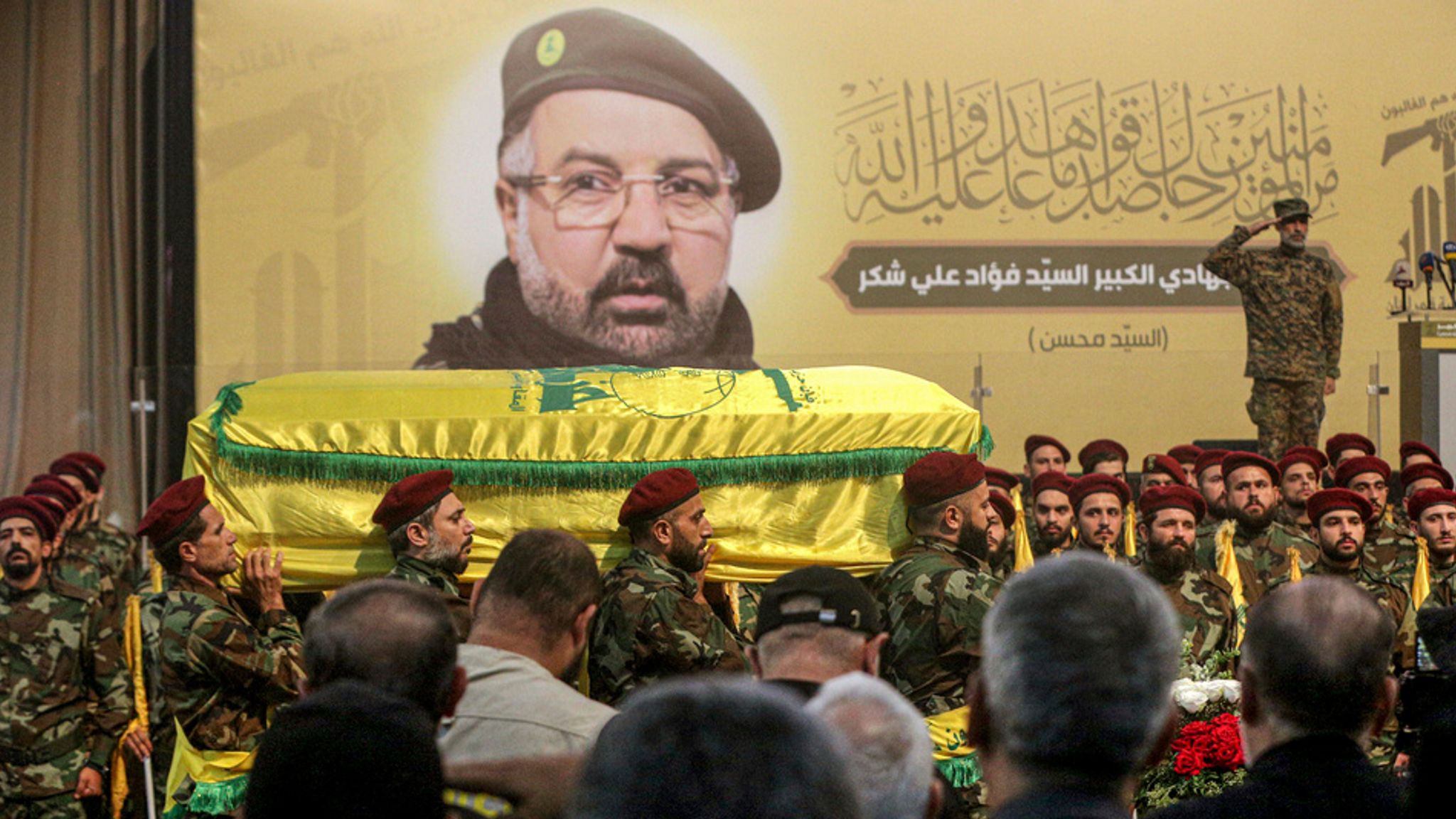 Fears of escalation build as funerals held for Hamas and Hezbollah ...