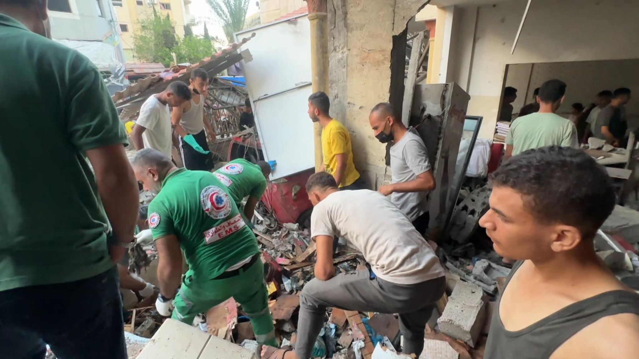 80 people killed in Israeli strike on school-turned-shelter in Gaza ...