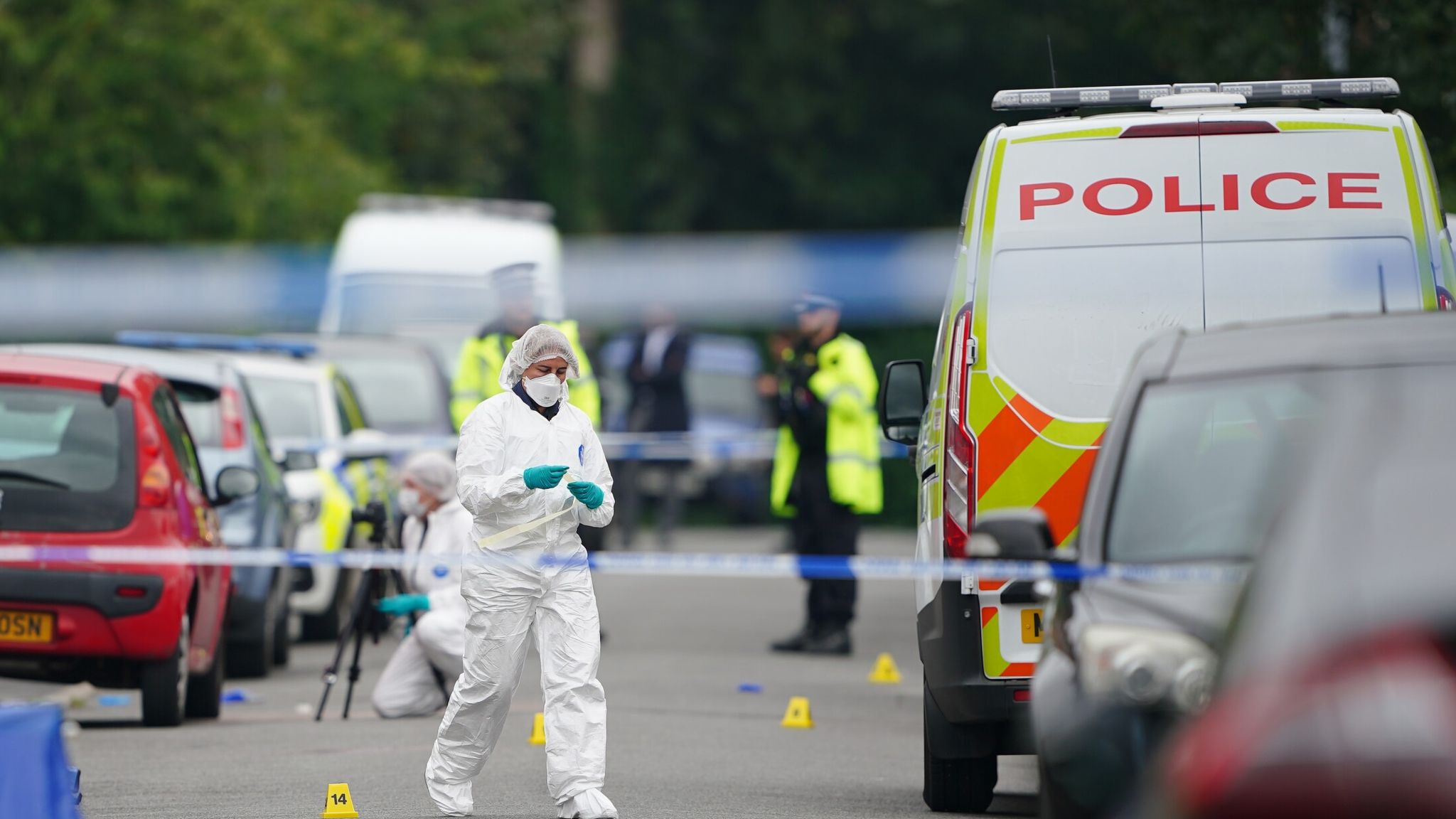 Manchester: Man arrested after woman killed and two other people ...