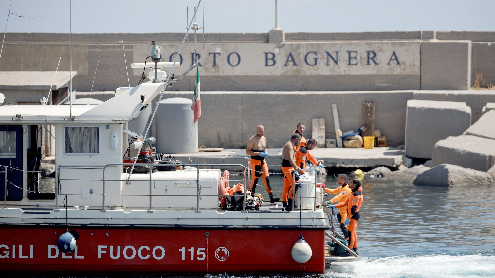 Superyacht sinks: Divers find body of final person missing from inside ...