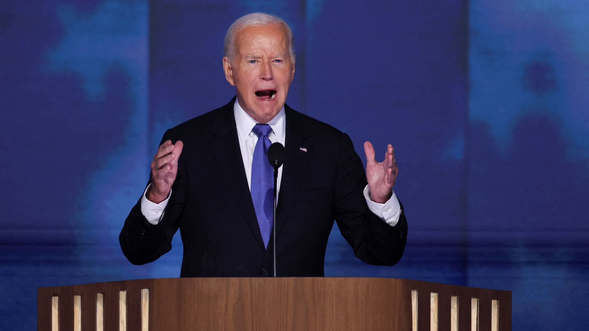 Joe Biden denies he is 'angry' with Democrats who tried to oust him as ...