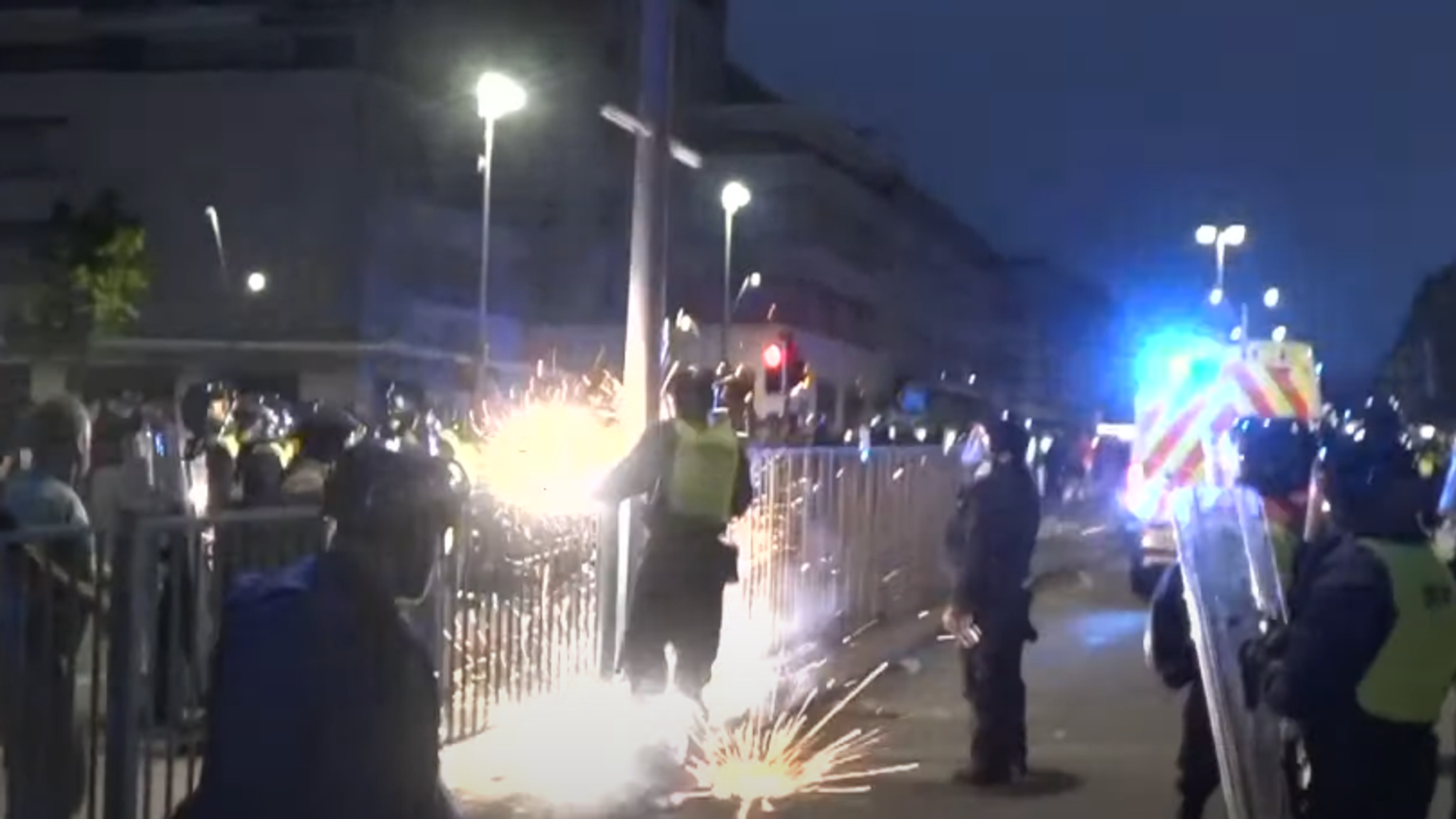 Plymouth 'Sustained violence' against police officers as bricks and ...