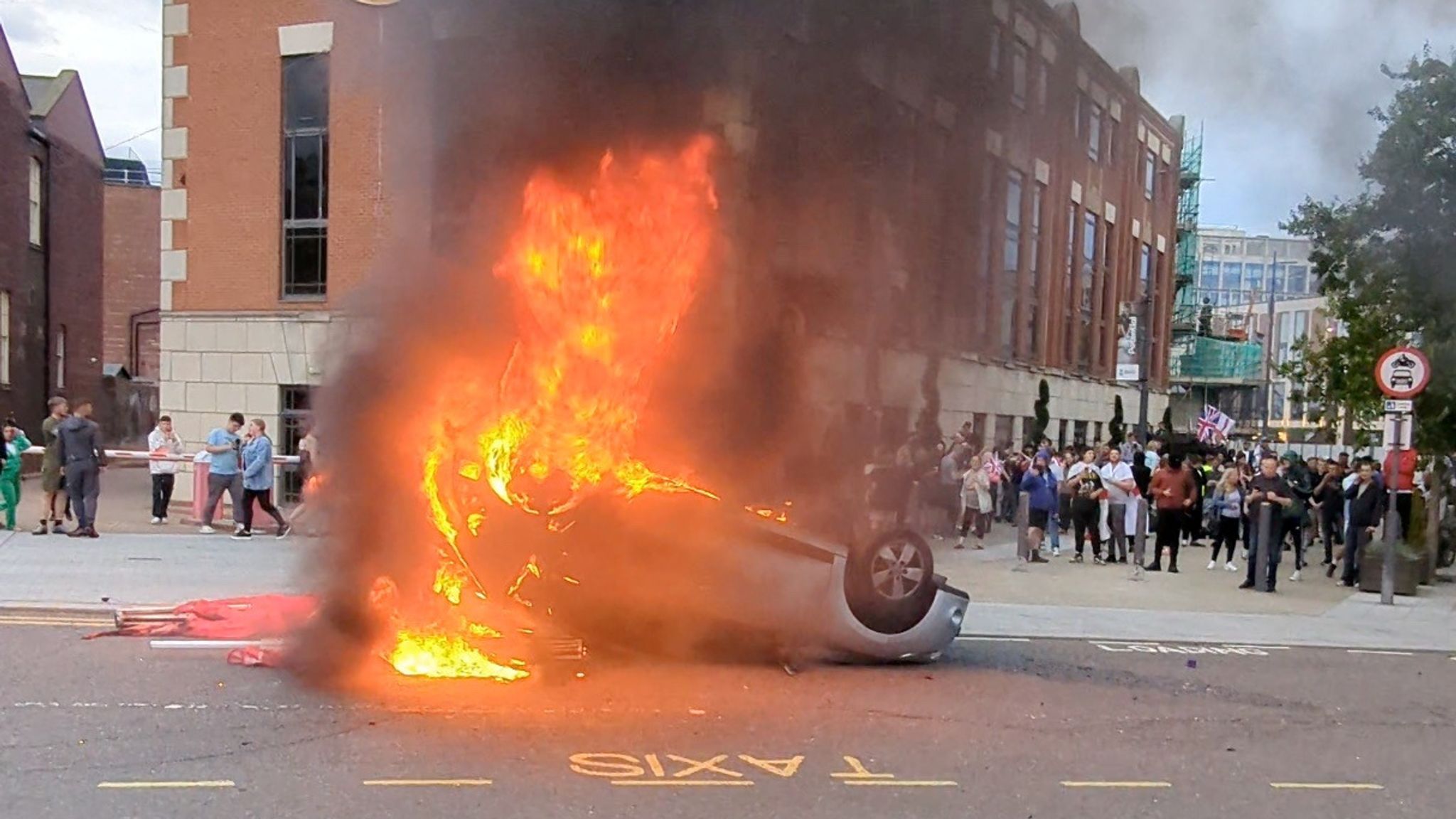 First person to admit UK riot charge jailed for more than four years ...
