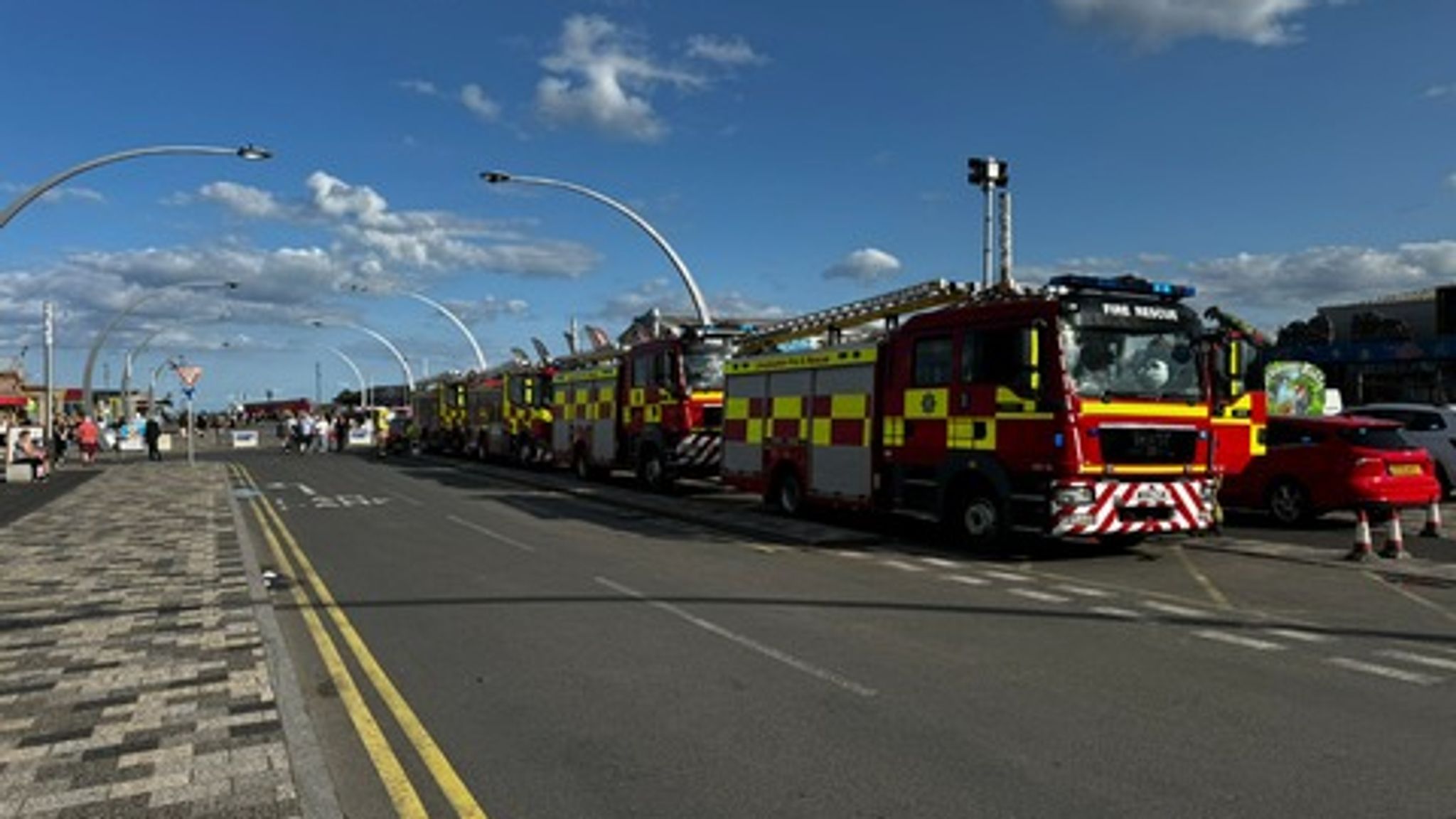 People stuck for hours mid-air after Skegness Pleasure Beach ride ...