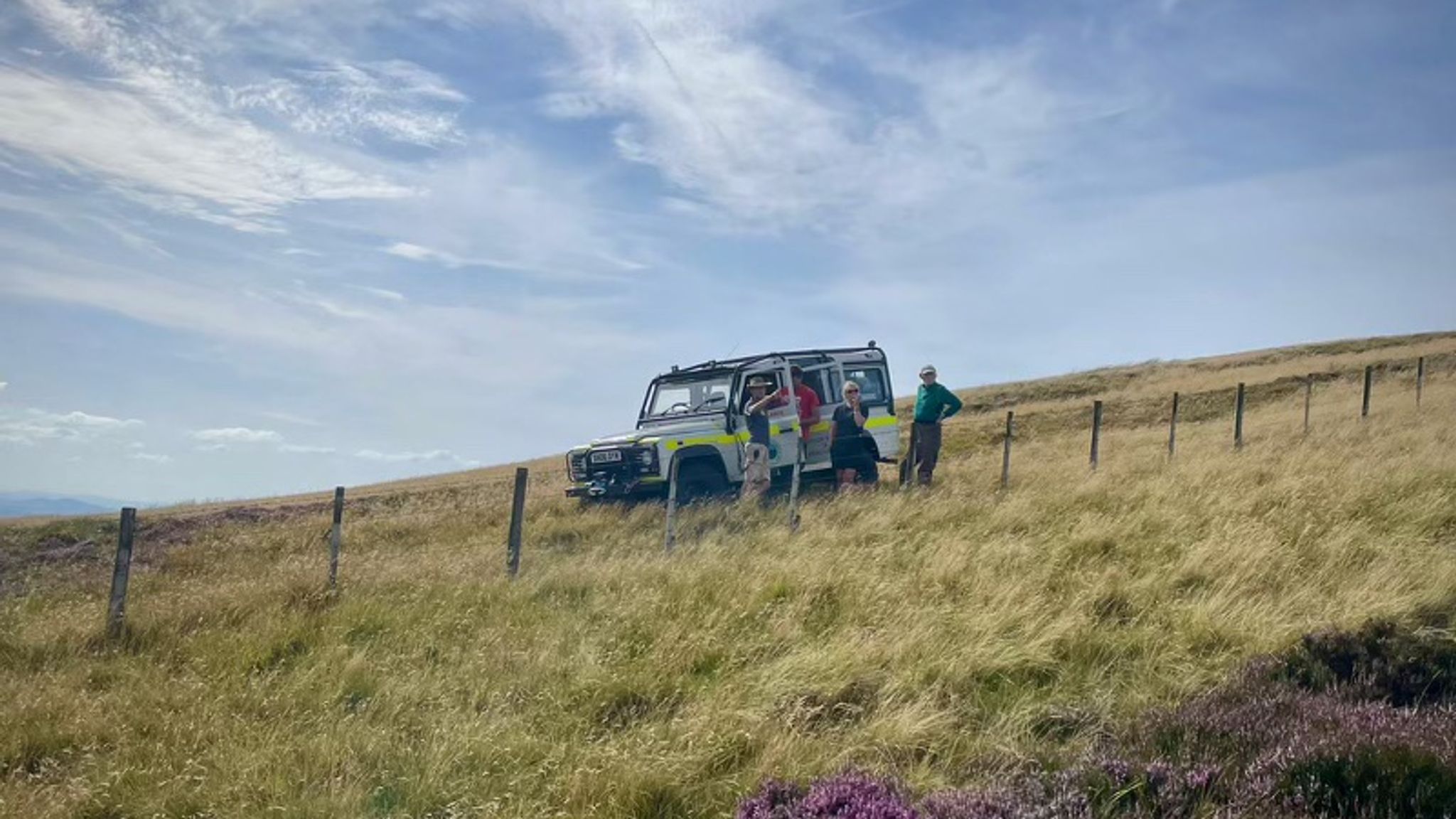Heat-exhausted father and son rescued from The Cheviots after running ...