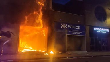 'Criminal thuggery' in Sunderland as rioters target mosque and set ...
