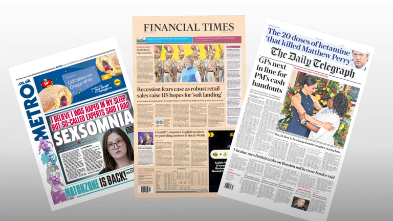 Press Preview: Friday's papers | News UK Video News | Sky News