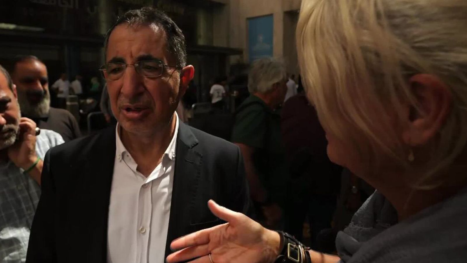 Sky's Alex Crawford talks to Hezbollah representative in Beirut ...