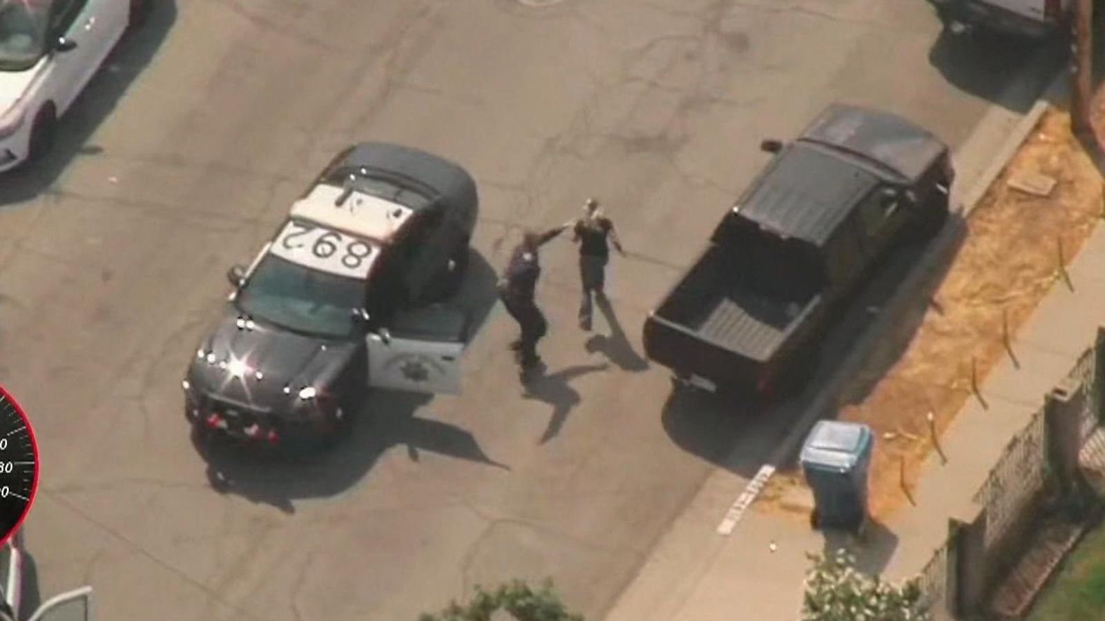 Driver leads police on high-speed car chase around southern California ...