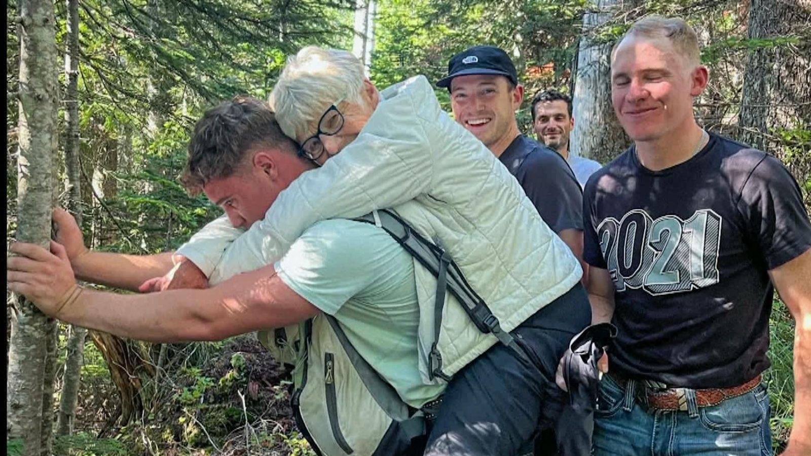 Mountain rescue: Elderly woman saved after breaking leg | News UK Video ...