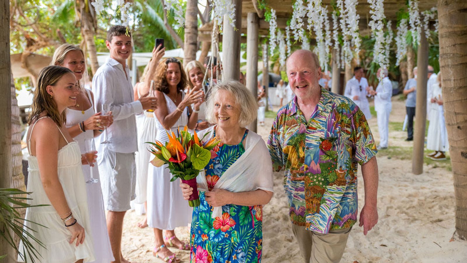 Post Office campaigner Alan Bates marries on Richard Branson's private ...