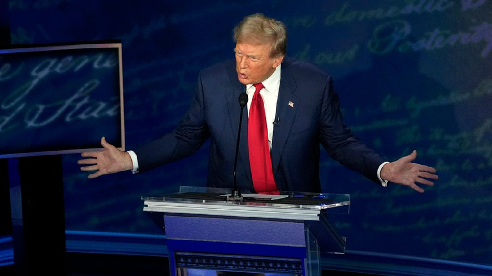 Trump v Harris: How body language spoke as loudly as the words | US ...