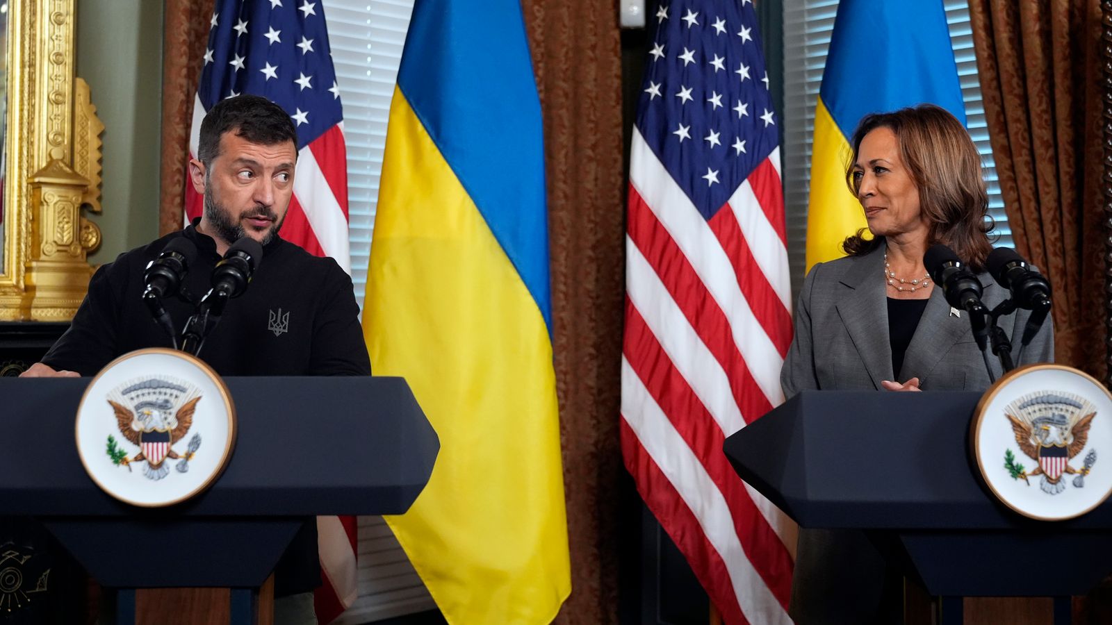 Putin 'could end Ukraine war tomorrow', says Kamala Harris | News UK ...