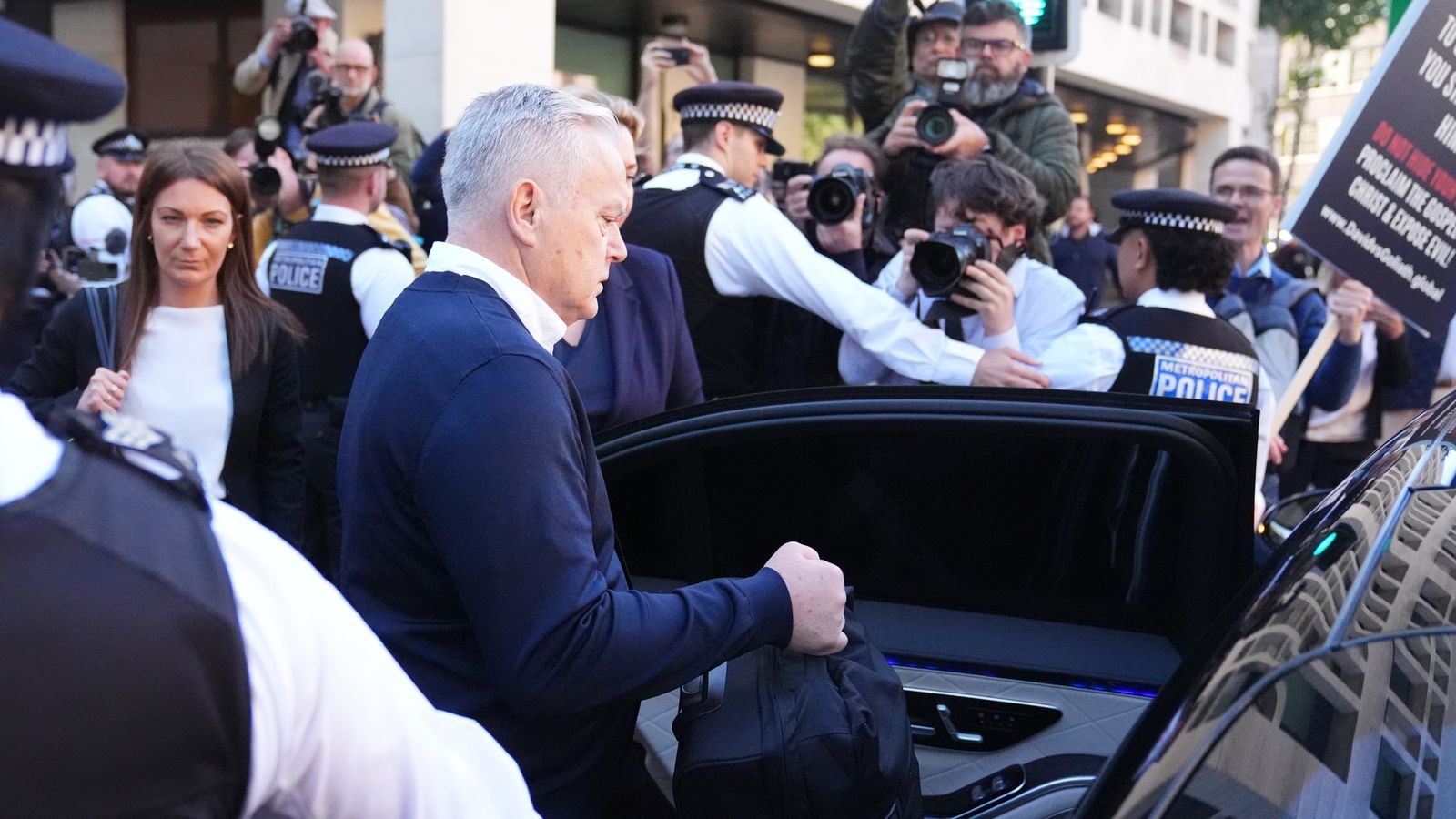 Huw Edwards latest: Ex-BBC newsreader leaves court to media scrum ...
