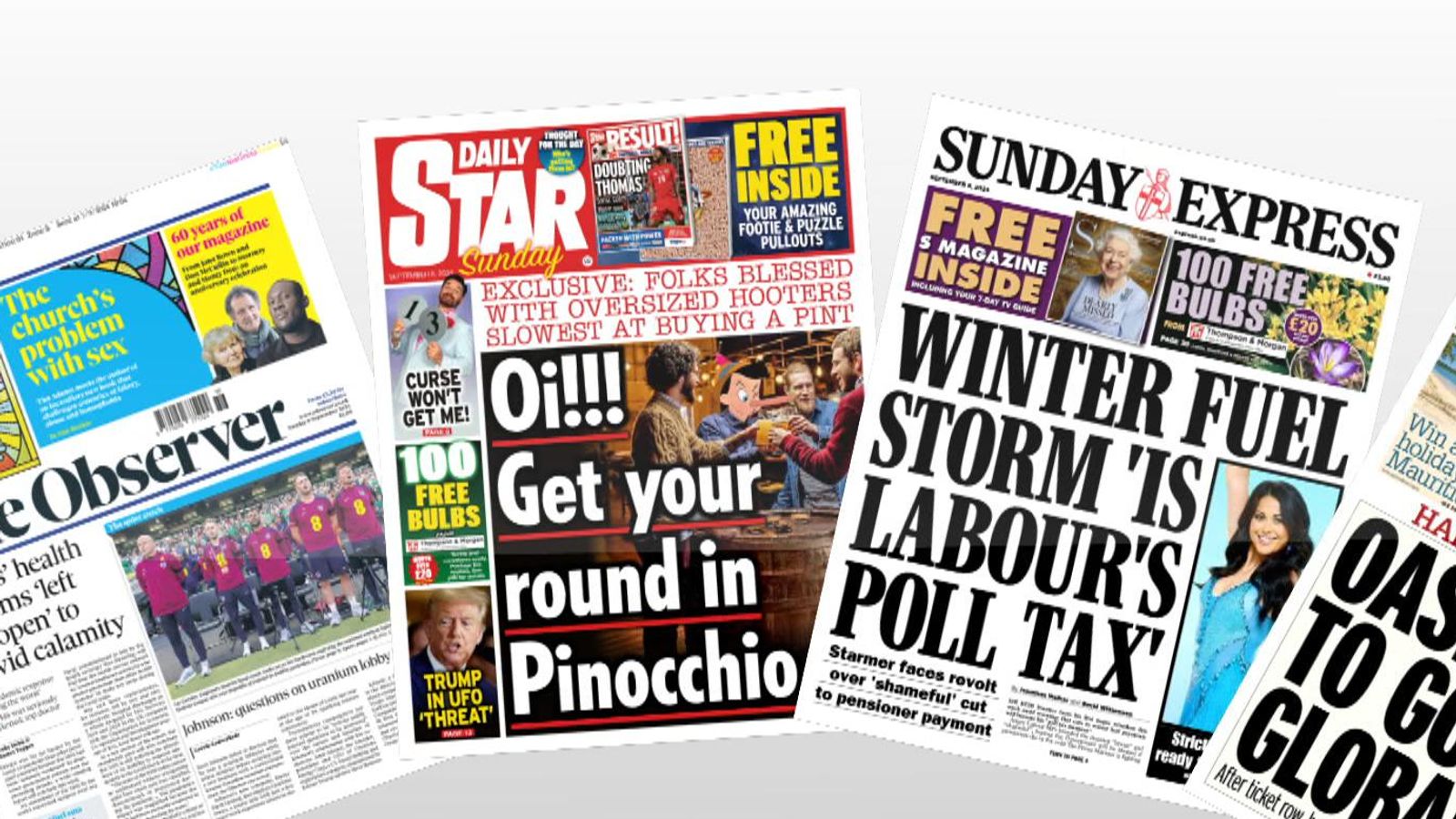 Press Preview: Sunday's front pages | News UK Video News | Sky News