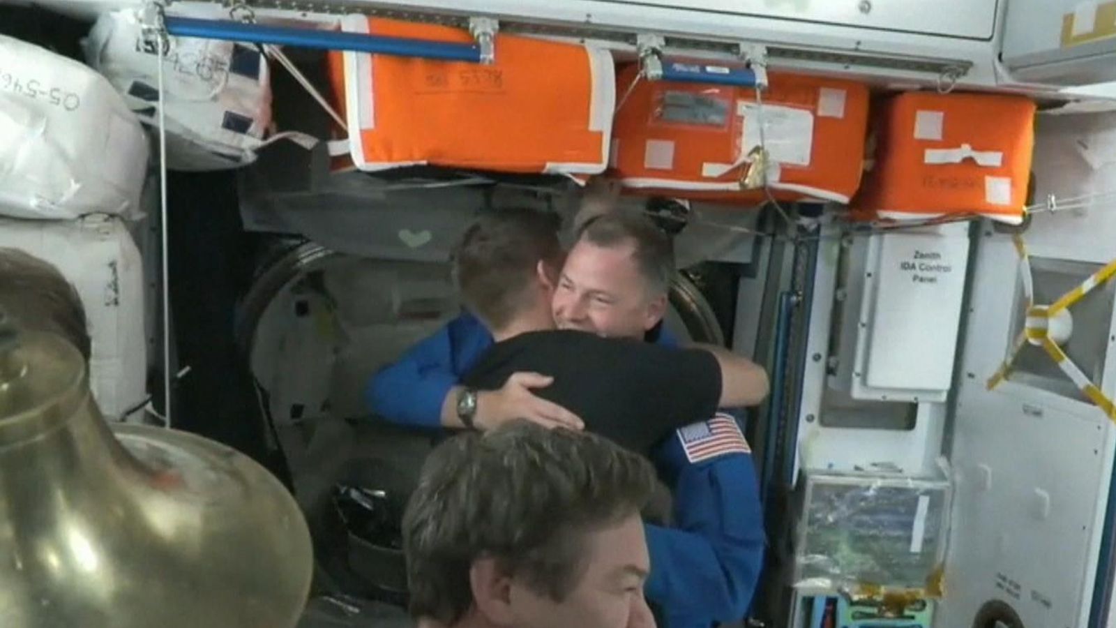 SpaceX capsule arrives at International Space Station to rescue astronauts | Science, Climate ...