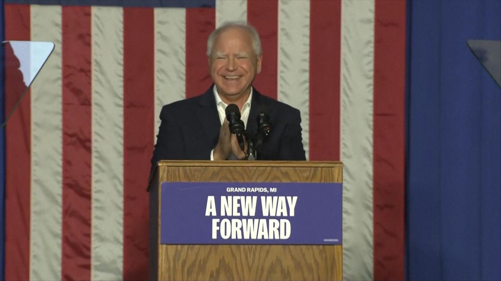 Tim Walz attacks Trump’s debate performance and refusal to take part in ...