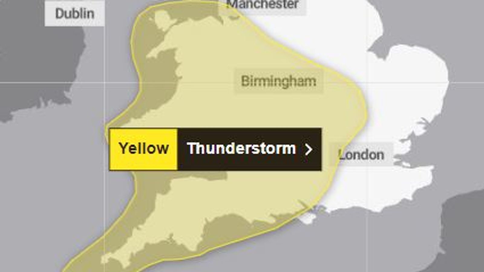 UK weather: Met Office storm alerts issued - with flooding, lightning ...