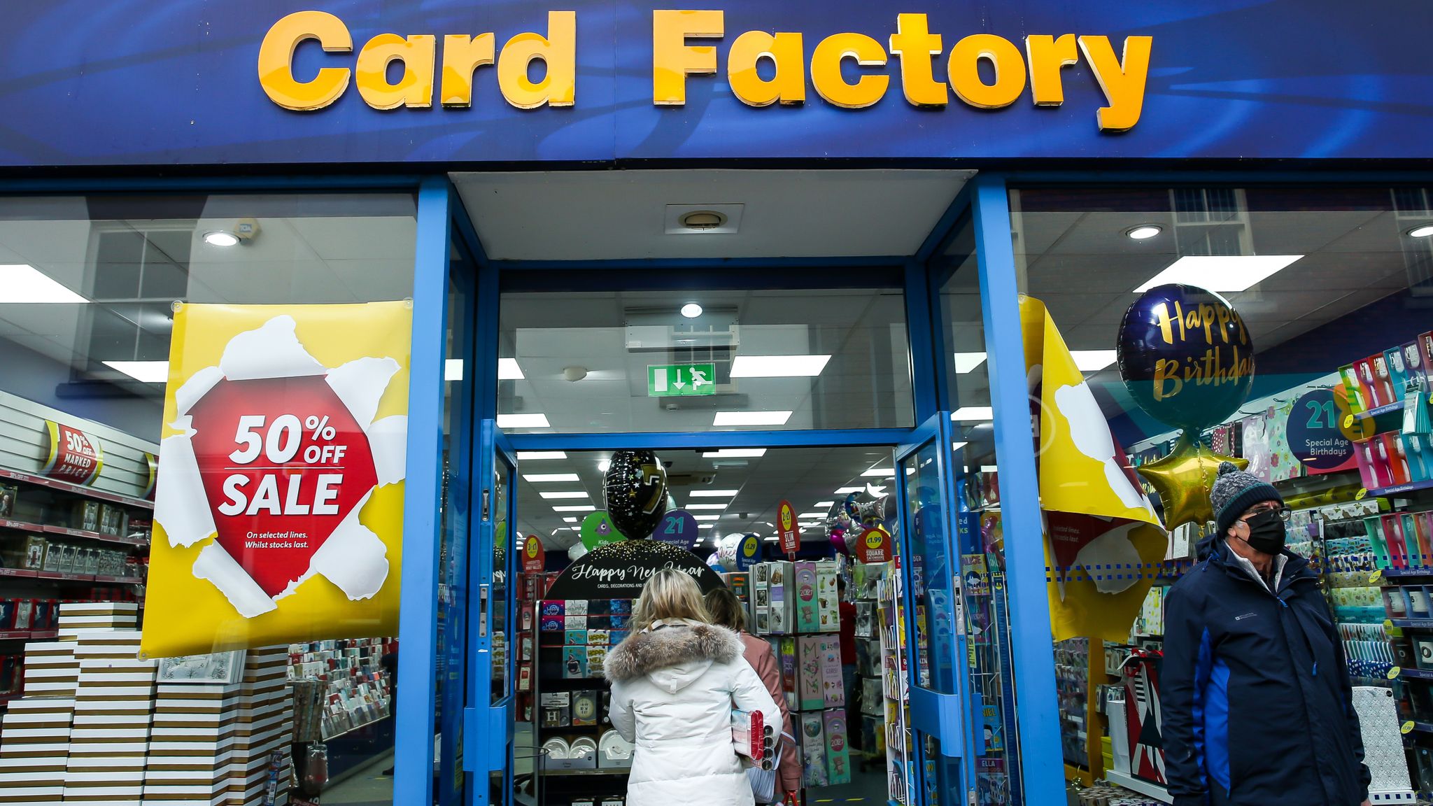 Card Factory blames surge in costs including wages for slump in profits ...