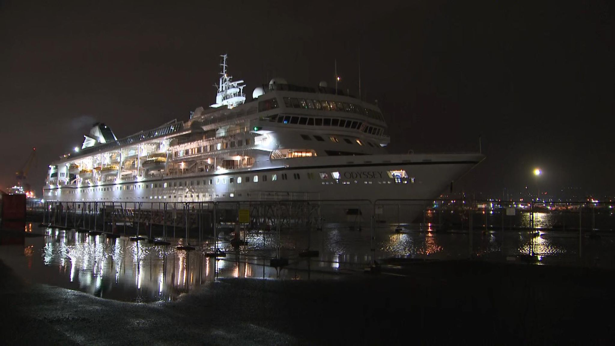 Villa Vie Odyssey passengers leave Belfast after waiting months for ...