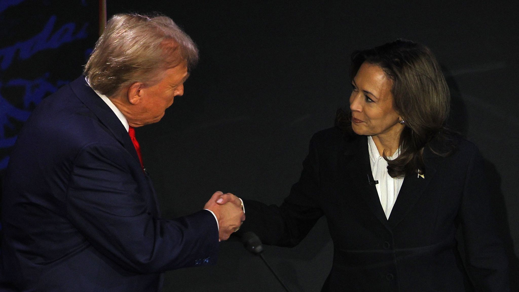 Trump v Harris: How body language spoke as loudly as the words | US ...