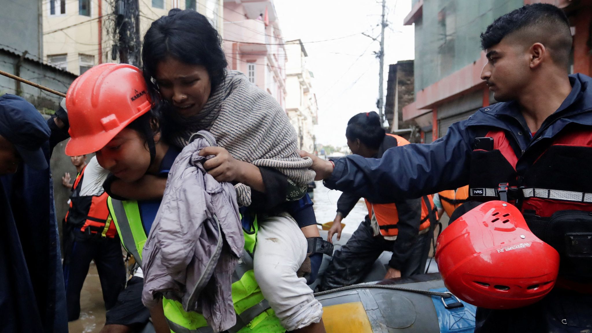 Flooding in Nepal kills at least 129 as swollen rivers pour through Kathmandu | World News | Sky ...