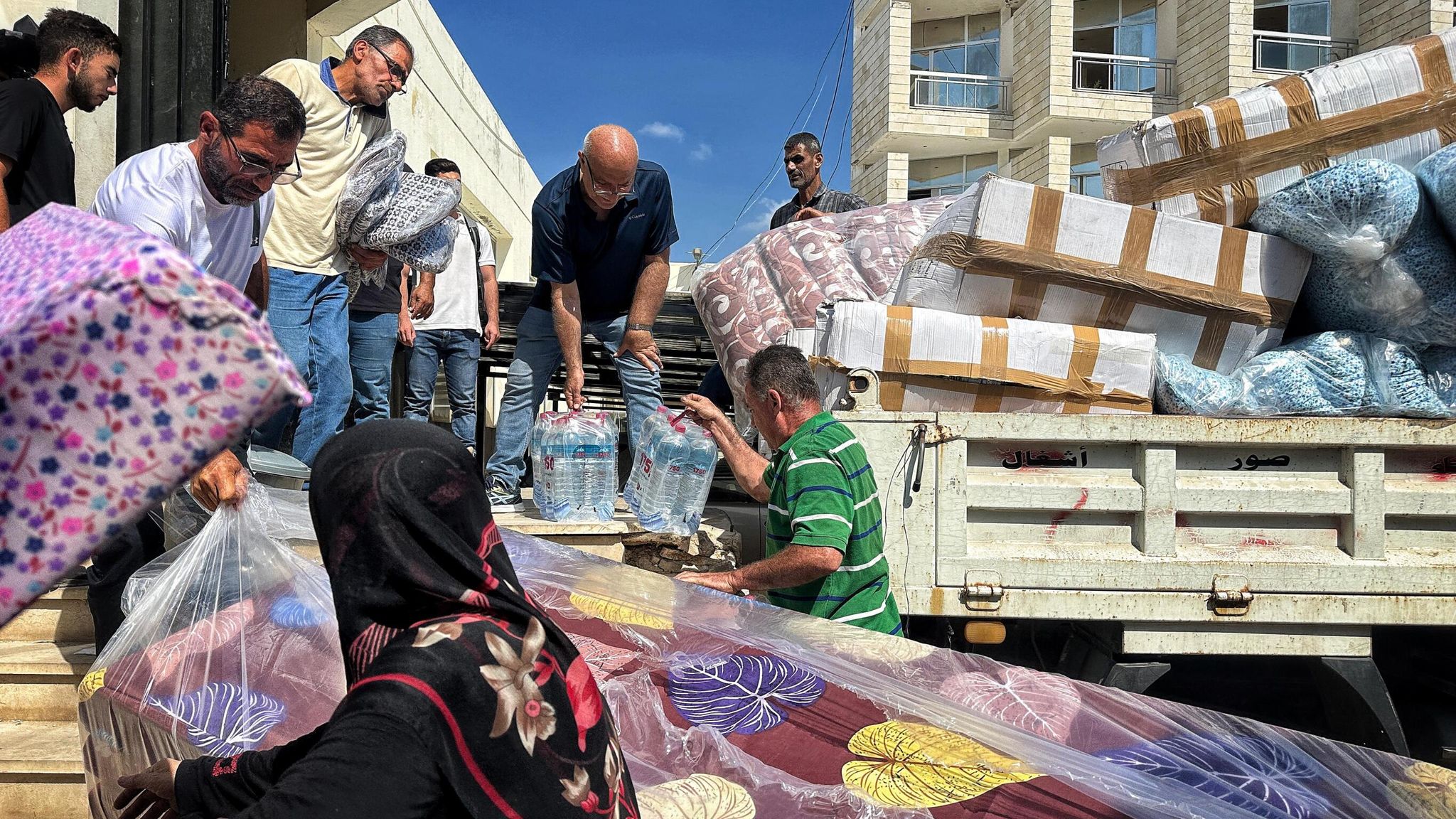 Terrified families flee their homes in Lebanon amid new Israeli ...