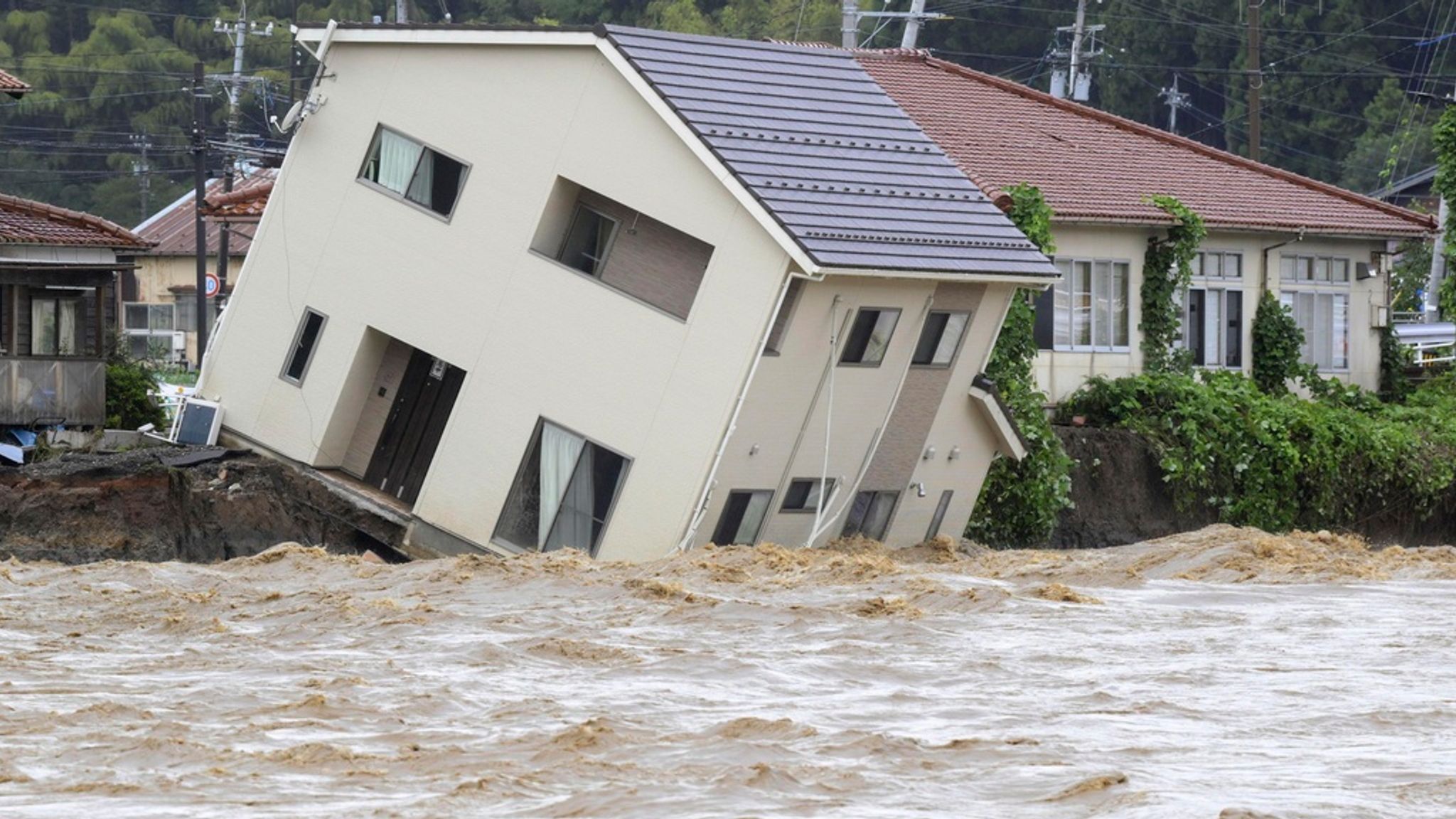 Seven people killed as Japan hit by landslides and floods, reports say | World News | Sky News