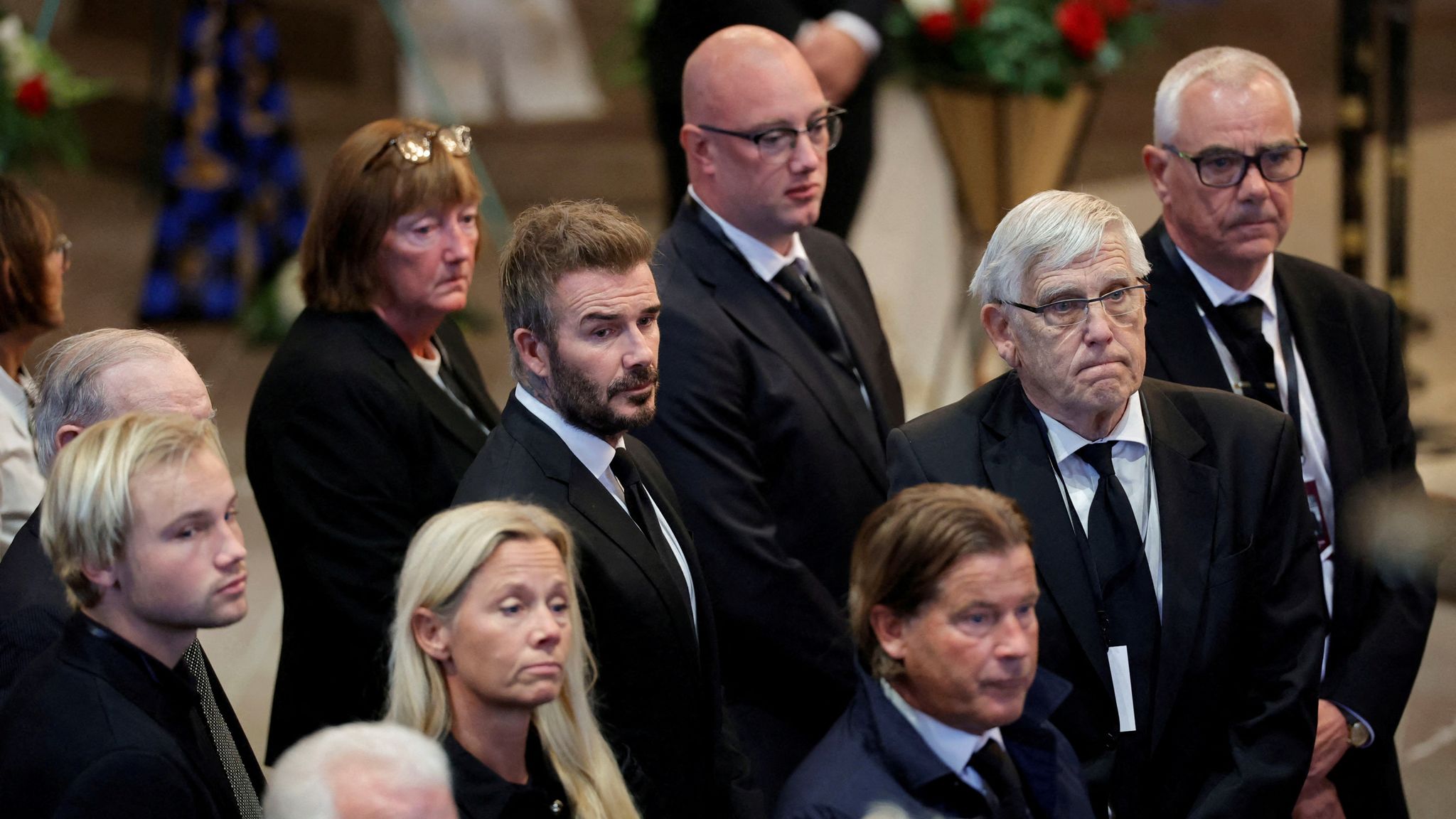David Beckham among guests to say goodbye to Sven-Goran Eriksson at ...