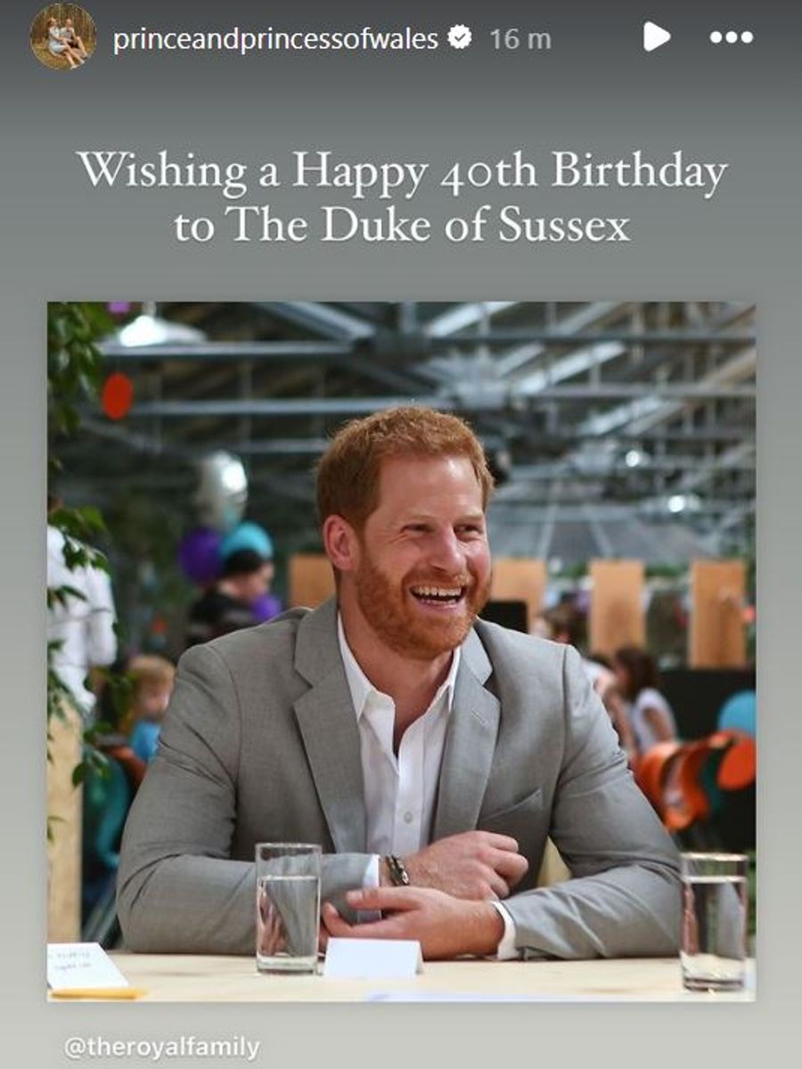 Royal Family wish Prince Harry happy birthday in first public message ...
