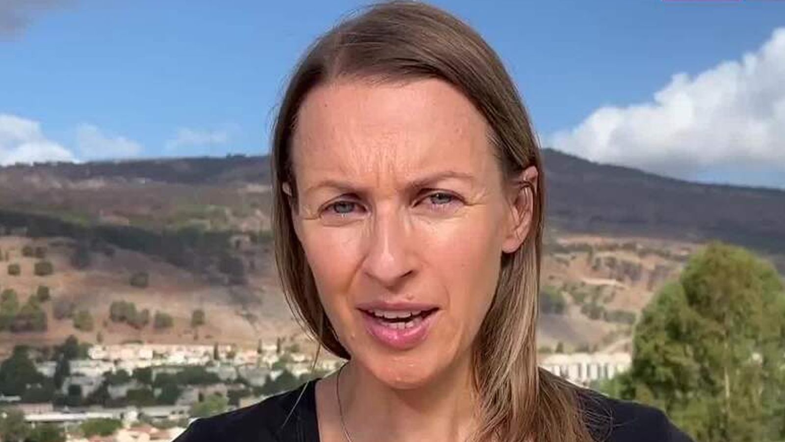 Sky correspondent on moment she was caught under Iran's barrage of missiles | World News | Sky News