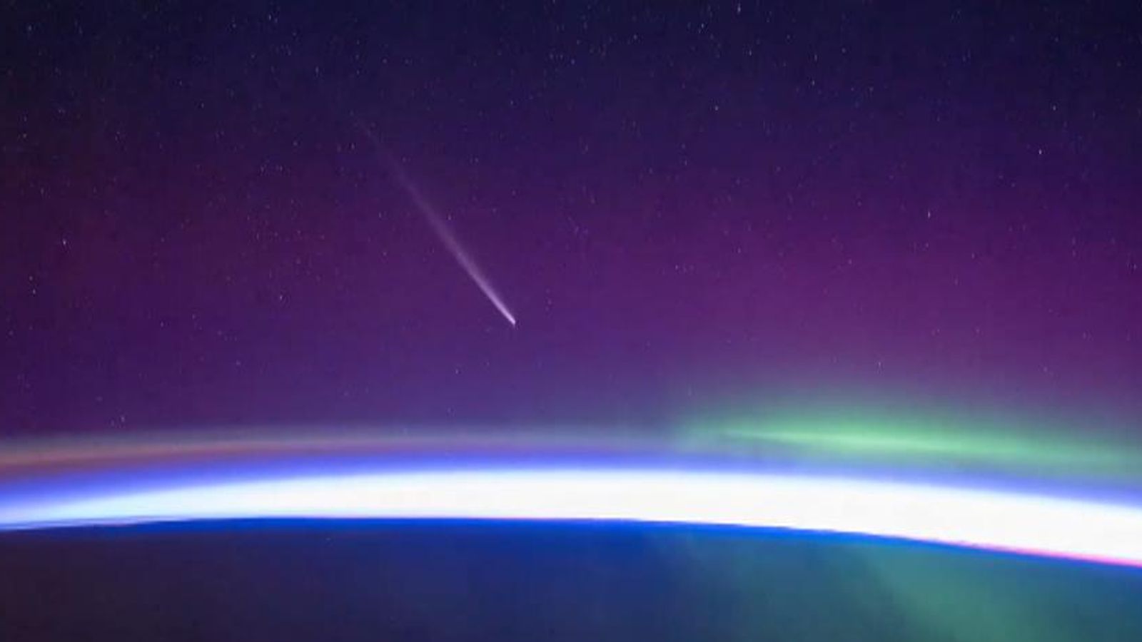 Comet, aurora and sunrise caught on camera above the world | Science ...