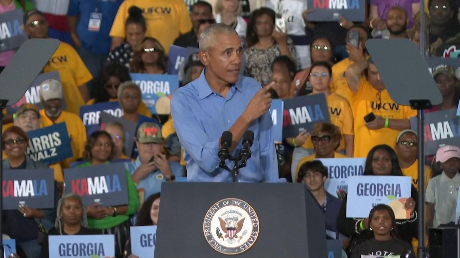 Obama: 'In politics, a good rule of thumb is - don't say you want to do ...