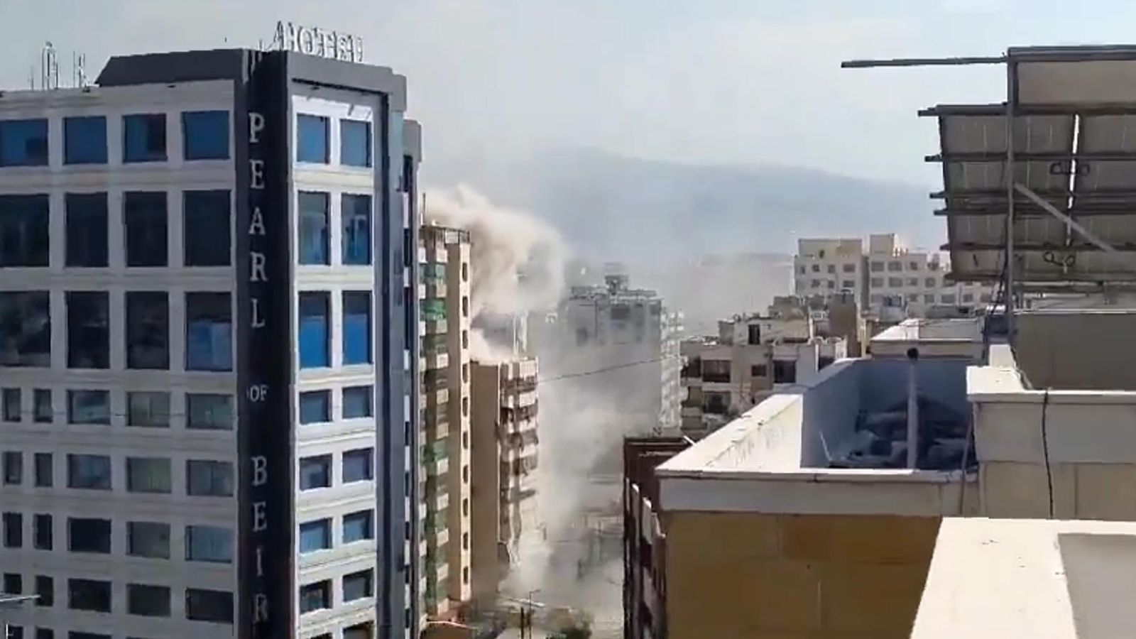 Lebanon: Loud explosions heard in Beirut | News UK Video News | Sky News Lebanon: Loud explosions heard in Beirut | News UK Video News | Sky News
