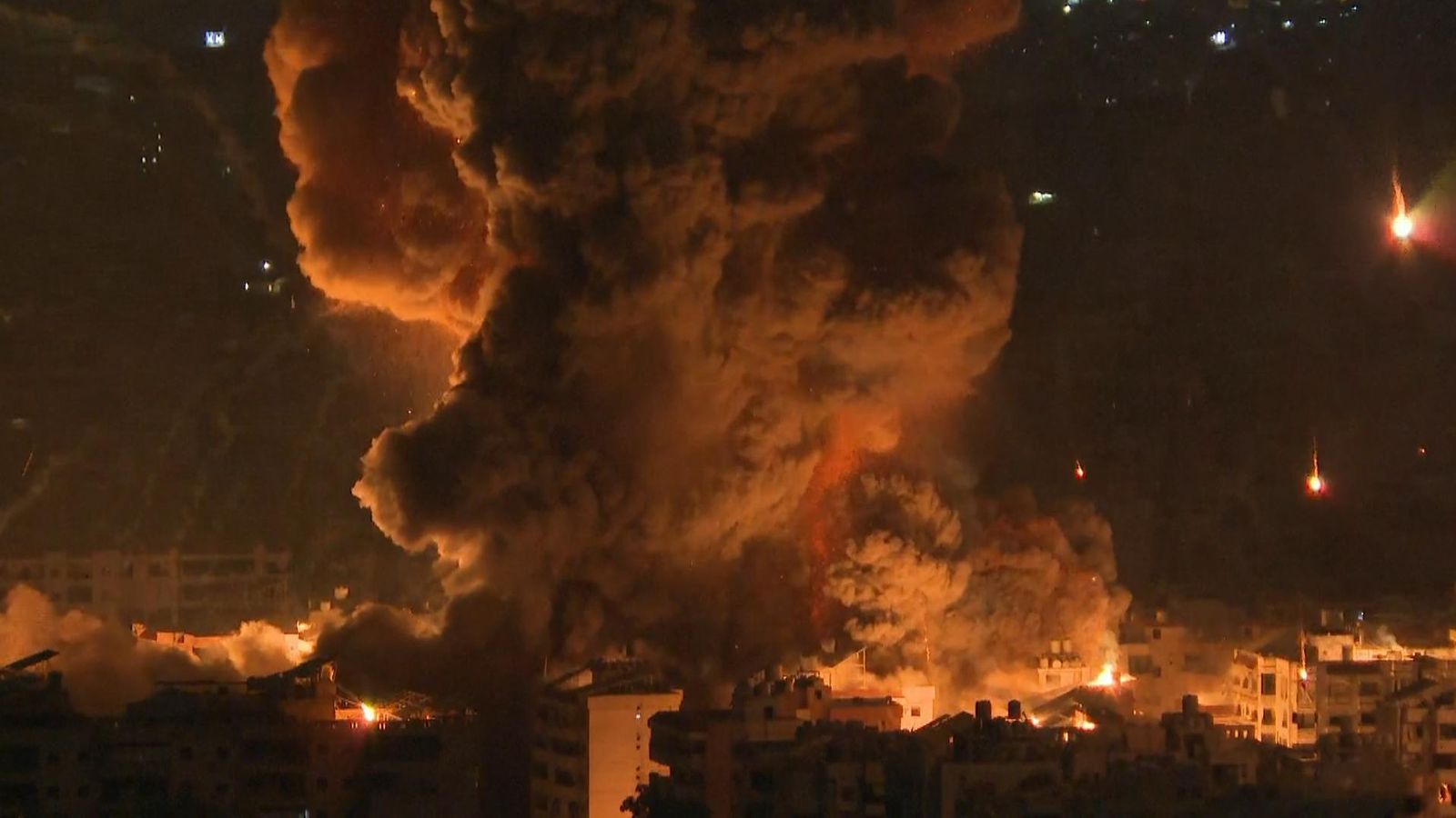 Explosions light up southern Beirut sky after Israel asks residents to ...