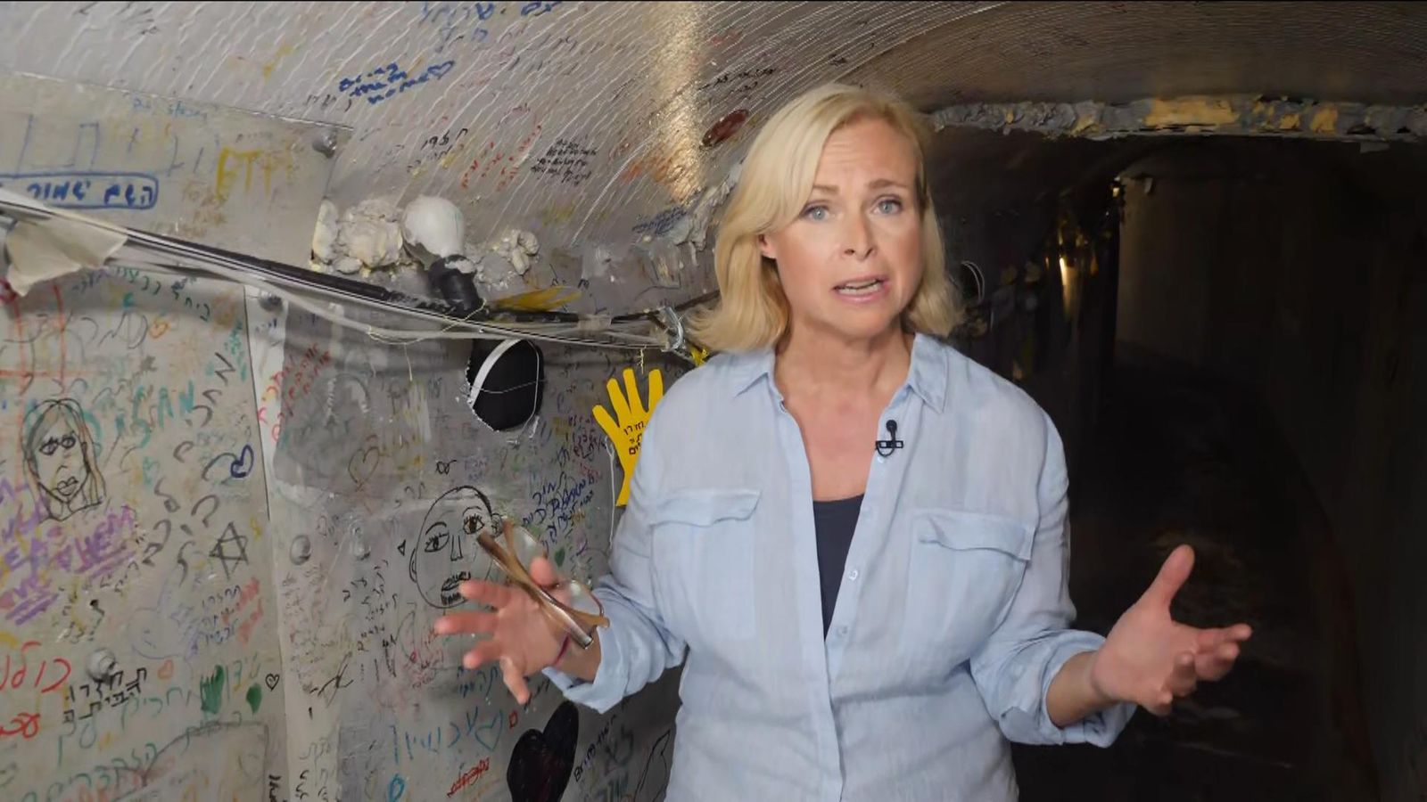 Mock Hamas tunnel in Tel Aviv recreates dire conditions faced by ...